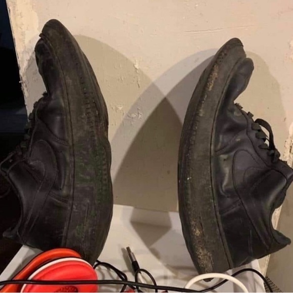 Nike | Shoes | Black Nike Airforces Worn By King Von Himself | Poshmark